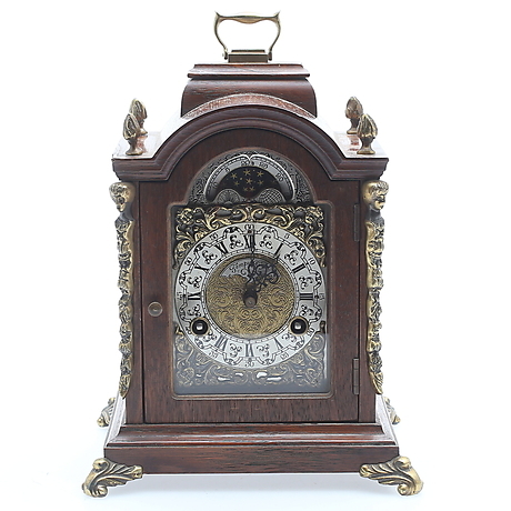 TABLE CLOCK, with moon phase, late 20th century/contemporary. Clocks ...