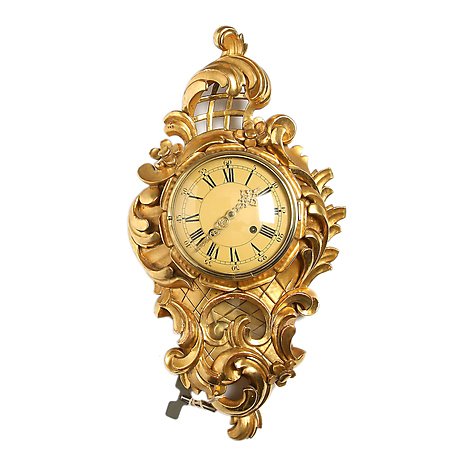 WALL PENDANT, gilt, rococo style, mid 20th century. Clocks & Watches ...