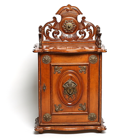 CABINET, miniature, walnut, Neo-Renaissance, late 19th century ...