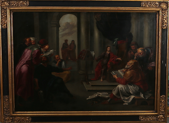 SEBASTIANO RICCI. Attributed to. Oil on canvas, the motif represents ...