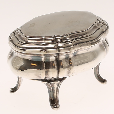LOCK BOX, silver, GAB, 19th century. Silver & Metals - Silver - Auctionet