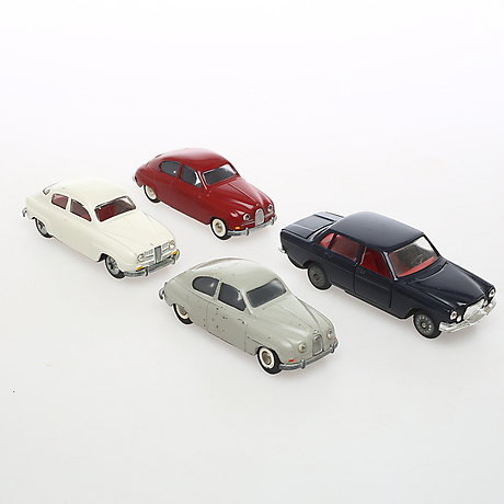 TEKNO 2 SAAB 821, en SAAB 827 och en VOLVO 838. Leksaker - Auctionet