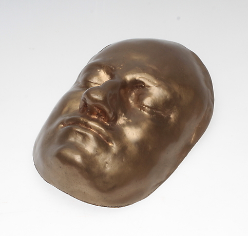 Wall Sculpture Bronze Karl Xii Death Mask 1900s Coins Medals