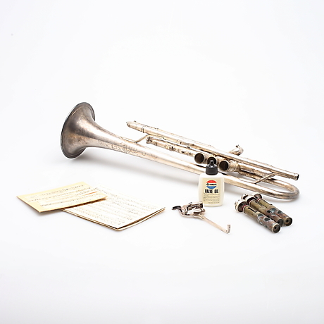 TRUMPET, Dallas London, with treasure duty. Collectables - Musical ...