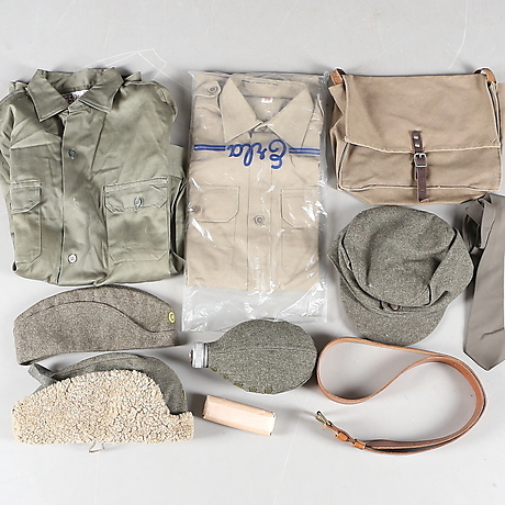 HOME GUARD UNIFORM, model 39, 13 parts, first half of the 20th century ...