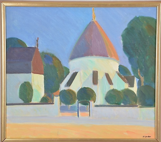 ERIC ELFWÉN. Oil on Board. Art - Paintings - Auctionet