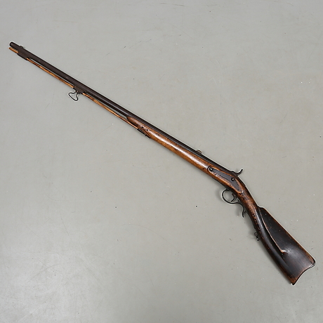 BLOCK RIFLE, for hunting, J Engvall Jönköping, early 19th century ...