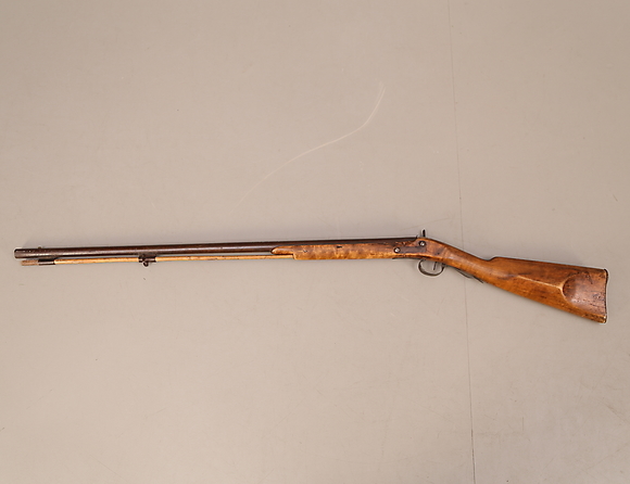 RIFLE / Muzzleloader, percussion lock, charging stock, 19th century ...