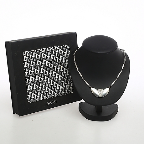 HALSBAND, silver, Sassi Design, Finland. Smycken & Ädelstenar - Collier ...