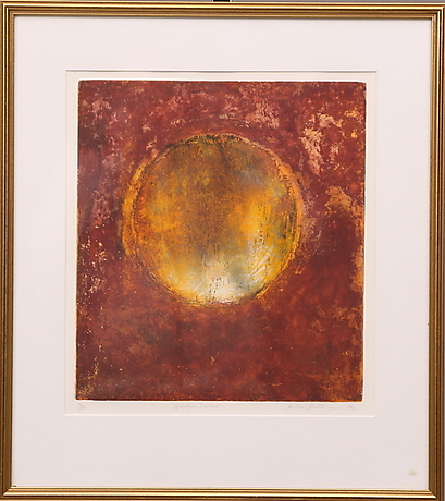 OIDENTIFIERAD KONSTNÄR. PAINT, color lithograph 28/50, signed Andreas ...