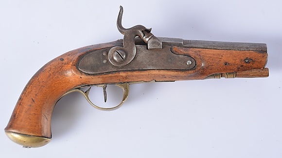 BLOCK PISTOL 1840s/60s. Weapons & Militaria - Guns & Rifles - Auctionet