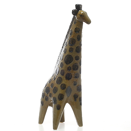 FIGURE, stoneware, giraffe, Lisa Larson, Gustavsberg. Ceramics ...