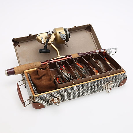 FISHING ROD with accessories, 1900s. Miscellaneous - Fishing equipment ...