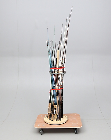 COLLECTION OF FISHING RODS, approx. 23 pieces, mid-20th century onwards ...