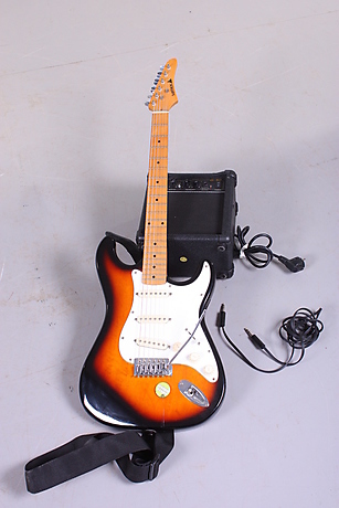 ELGITARR med FÖRSTÄRKARE. Övrigt - Musikinstrument - Auctionet