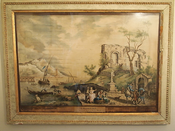 JEAN DAULLE. PAGE PRINT 1784, LE PELERINAGE. Art - Engravings & Prints ...