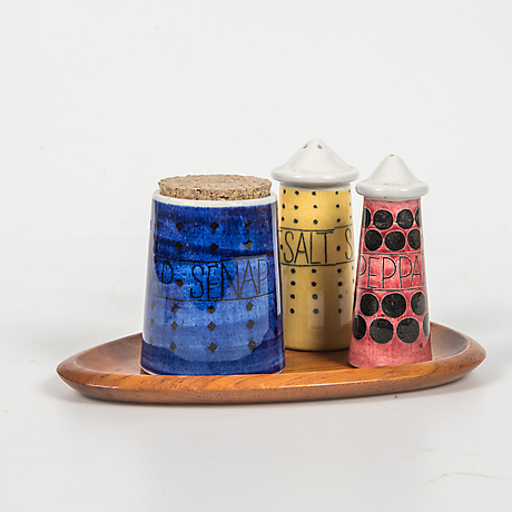 SENAPSBURK SAMT 2 STRÖARE, "Picknick", Marianne Westman, Rörstrand ...