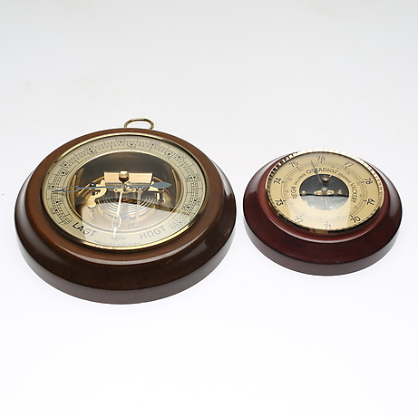 BAROMETER, 2 st, bl a Sundo. Samlarföremål - Teknika & Nautika - Auctionet