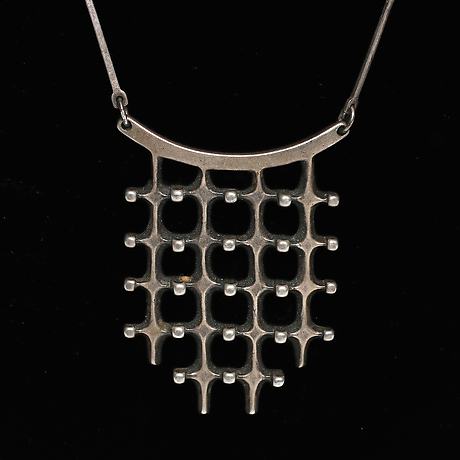 NECKLACE, sterling silver, Marianne Berg / David Andersen, Uni, Norway ...