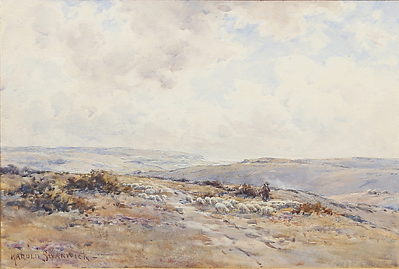 HAROLD SWANWICK. Akvarell, signerad. Konst - Måleri - Auctionet