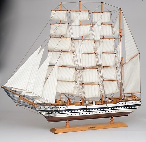 SHIP MODEL, full rigger. Miscellaneous - Technica & Nautica - Auctionet