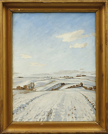 THEODORE BERNARD DAHL. Aihe Pohjois-Seelannista, öljy kankaalle ...