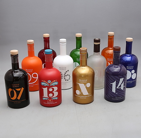 GLÖGGFLASKOR, Blossa, årgång 2003-2011, 2013-2014. Övrigt - Övrigt ...