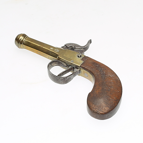 BLOCK PISTOL, ELG, Belgium, 19th century. Weapons & Militaria - Guns ...