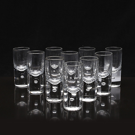 SNAP GLASS, 10 pcs, "Pippi", Kosta Boda. Glass - Other - Auctionet