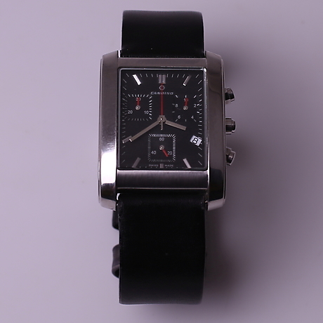 WATCH (unisex), steel, Candino, Chronograph, Quartz, Switzerland ...