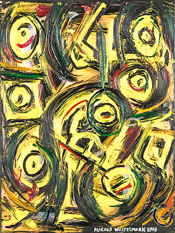 MARCUS WALTERMARK. "Invasion", oil on canvas signed 2016. Art ...