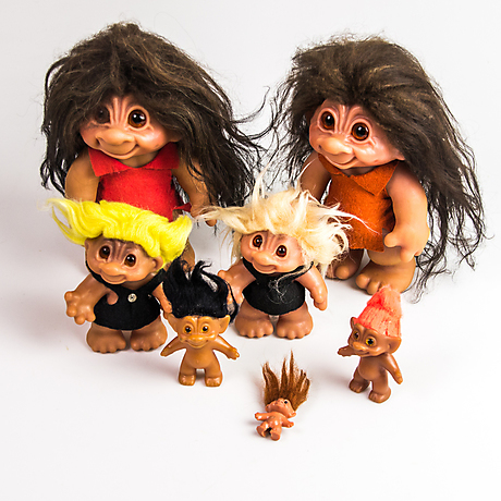 TROLL, 7 stycken, Th. Dam design. Leksaker - Auctionet