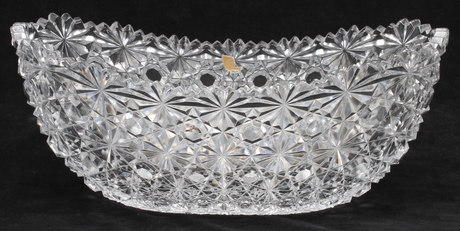 BOWL, press glass, Elme glassworks, 1800s / 1900s. Glass - Other ...