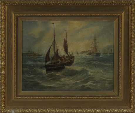 UNKNOWN ARTIST, oil on canvas, sign. Art - Paintings - Auctionet