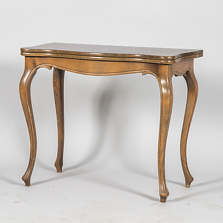GAME TABLE, mahogany, rococo style. Furniture - Tables - Auctionet