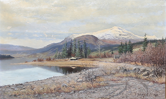 ANNA CASSEL. Oil on canvas, signed and dated Åre 1889. Art - Paintings ...