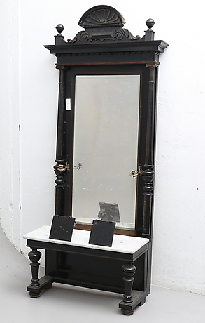 MIRROR and CONSOLE TABLE with stone top, New Renaissance, 19th century ...