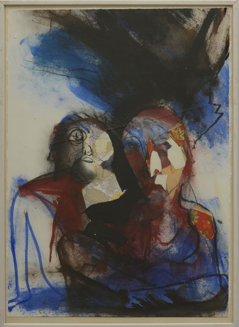 STIG OLSON. mixed technique, sign. Art - Paintings - Auctionet