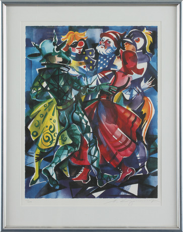 NATALIYA GORNILOVA, lithograph, sign and number 131/299. Art - Graphic ...