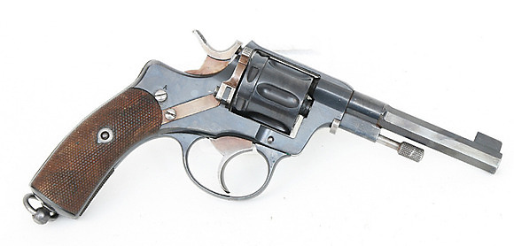 REVOLVER, Swedish, Double Action, made by Husqvarna, model 1887 ...