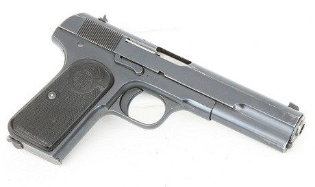 PISTOL, Swedish, Semi-automatic, made by Husqvarna, model 1907, caliber ...