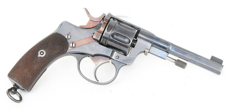 REVOLVER, Belgian, Double Action, made Letter Nagant, model 1887 ...