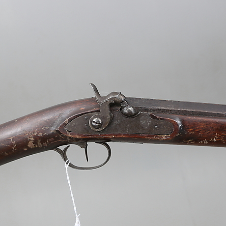 RIFLE, marcado HFS (Hans Fredriksson Vännäs), siglo XIX. Armas y ...