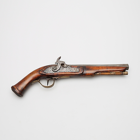 BLOCK PISTOL, circa 1850. Weapons & Militaria - Guns & Rifles - Auctionet
