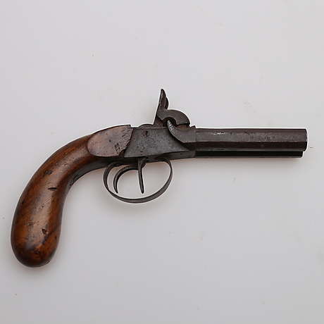 BLOCK PISTOL, mid 19th century, Belgium. Weapons & Militaria - Guns ...