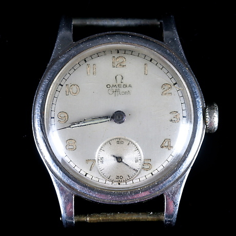 WRIST WATCH, Omega Officer, 1940s. Clocks & Watches - Wristwatches ...