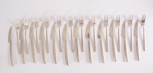 BESTICK, 24 delar, rostfritt,"Carelia", Bertel Gardberg, Hackman ...