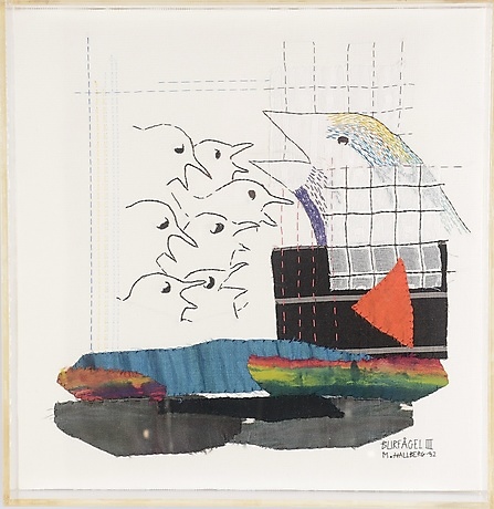 MONICA HALLBERG. Collage. Konst - Övrigt - Auctionet