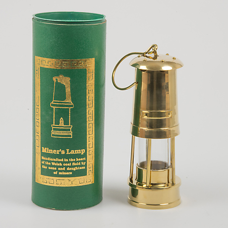 MINING LAMPS, 18 pieces, brass. Lighting & Lamps - Other lighting ...