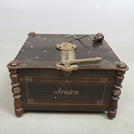 ORGANETTE Ariston, music box for cardboard records, Germany, around the ...